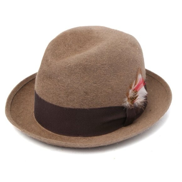 Accessories | Vintage Commardore Wool Felt Fedora Trilby Hat Retro ...